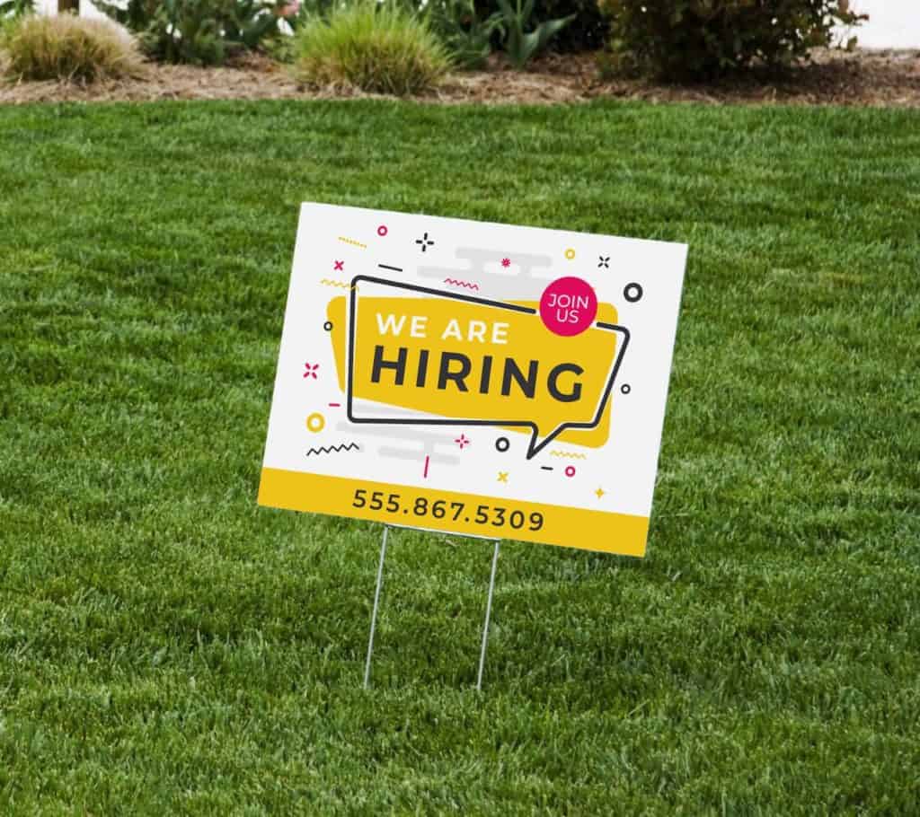 Now Hiring Signs for Your Business | The Print Authority